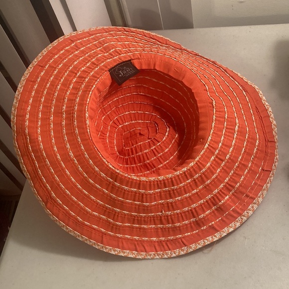 Jhats | Accessories | J Hats Summer Orange Wide Brimmed Hat | Poshmark